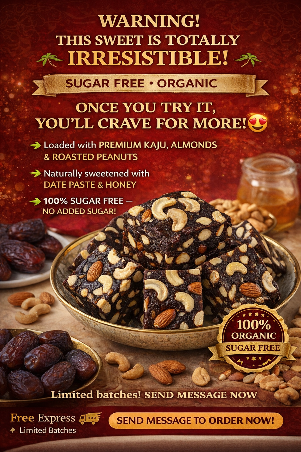 ORGANIC ARABIAN KHAJOOR – Ahmed Sweets